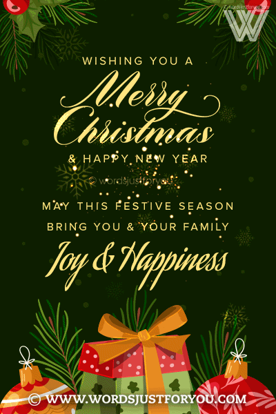Beautiful Merry Christmas GIF » WordsJustforYou.com - Original Creative ...