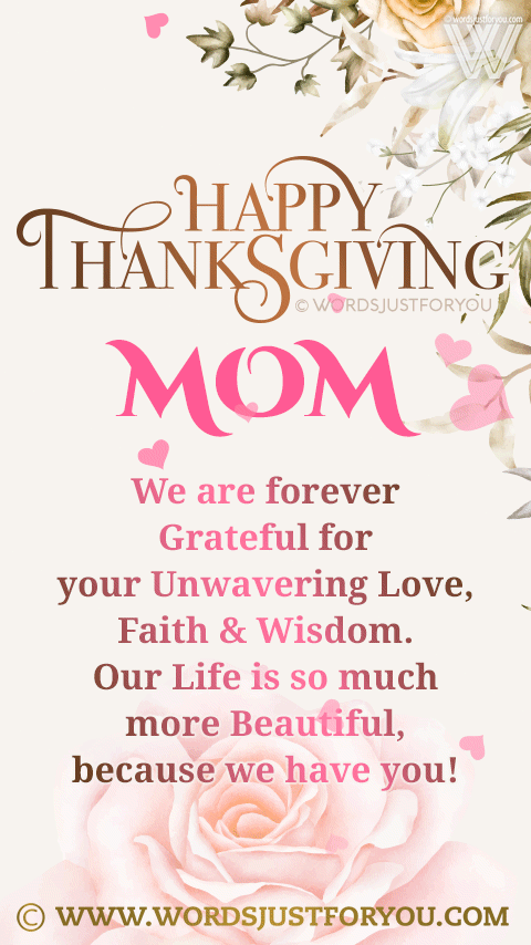 Happy Thanksgiving Mom Gifs - 5556 » WordsJustforYou.com - Original ...