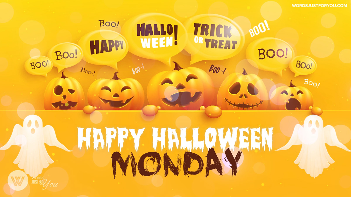 Happy Halloween Monday Gif Video - 6627 » WordsJustforYou.com ...