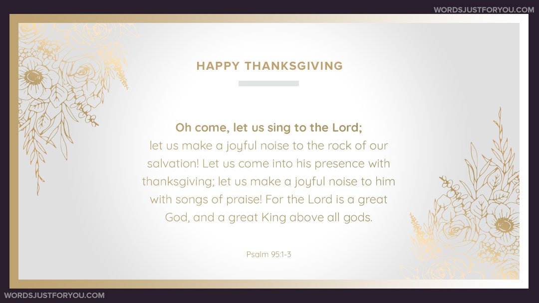 Thanksgiving Bible Verses » WordsJustforYou.com - Original Creative ...