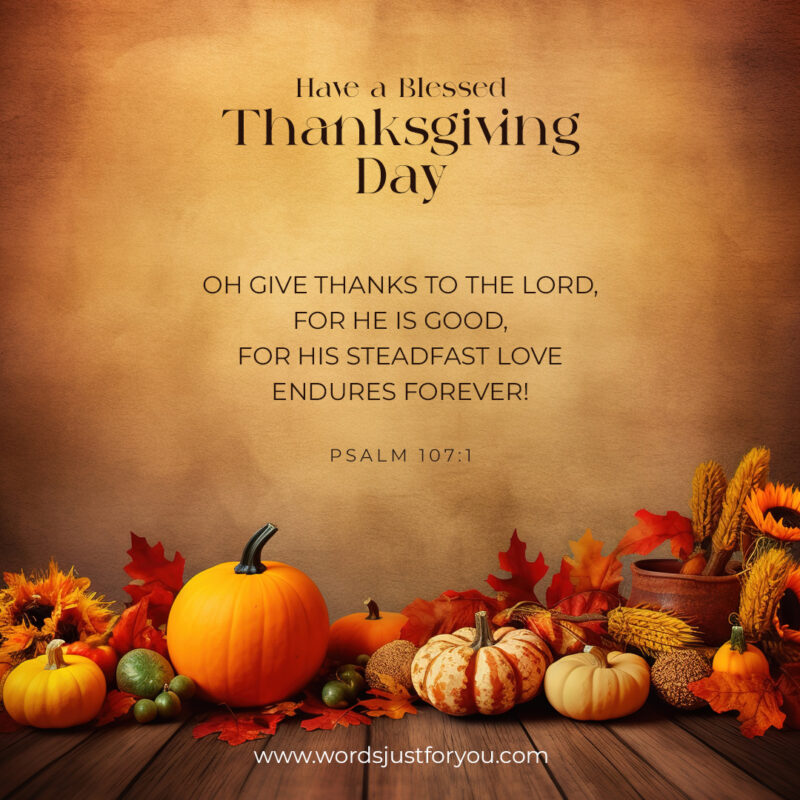 Happy Thanksgiving Blessings » WordsJustforYou.com - Original Creative ...