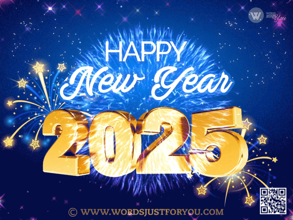 Happy New Year GIF 2025 » WordsJustforYou.com - Original Creative ...