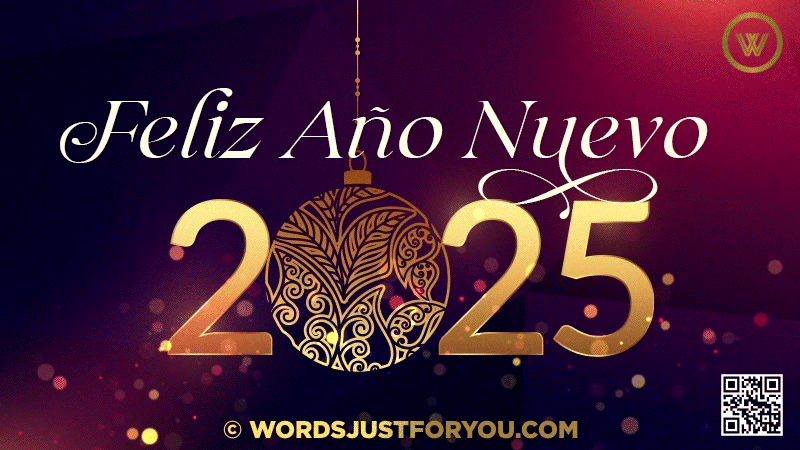 2025 Feliz Año Nuevo GIFs » WordsJustforYou.com - Original Creative ...
