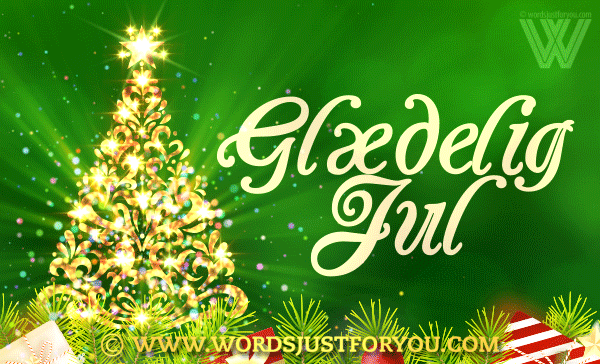 Glædelig Jul » WordsJustforYou.com - Original Creative Animated GIFs