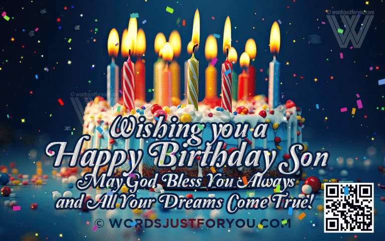 Happy Birthday Son GIFs » WordsJustforYou.com - Original Creative ...