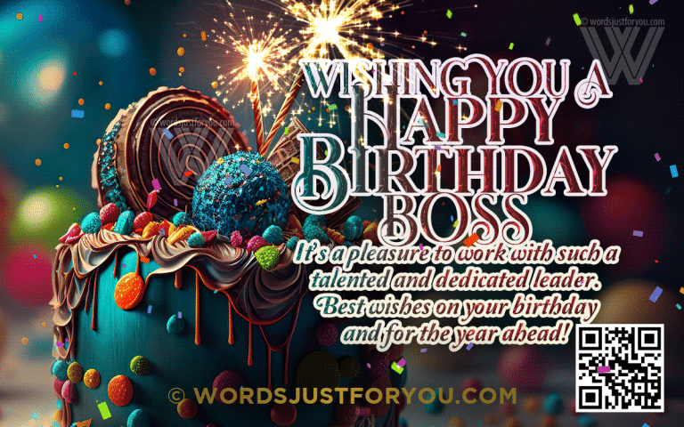 Happy Birthday Gif For Boss » WordsJustforYou.com - Original Creative Animated GIFs
