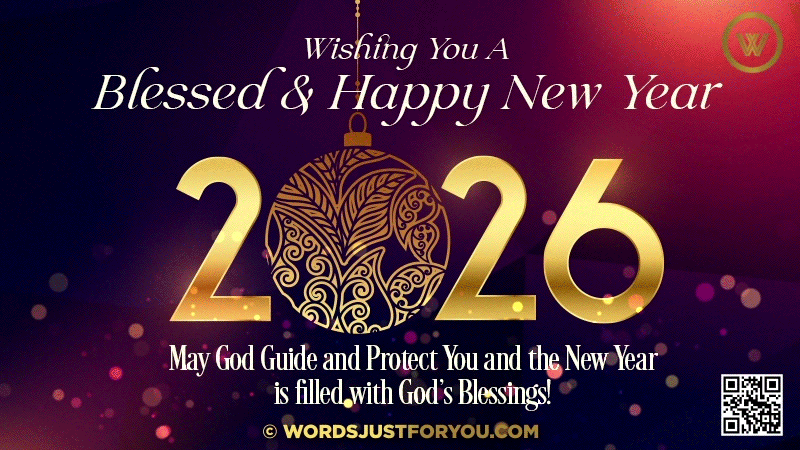 2026 Happy New Year Religious GIF - Blessed New Year GIFs - Free To ...